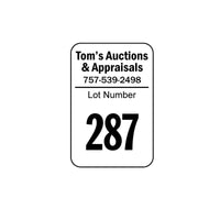 Custom Auction Labels | Custom Product Labels | Kiefer Auction Supply