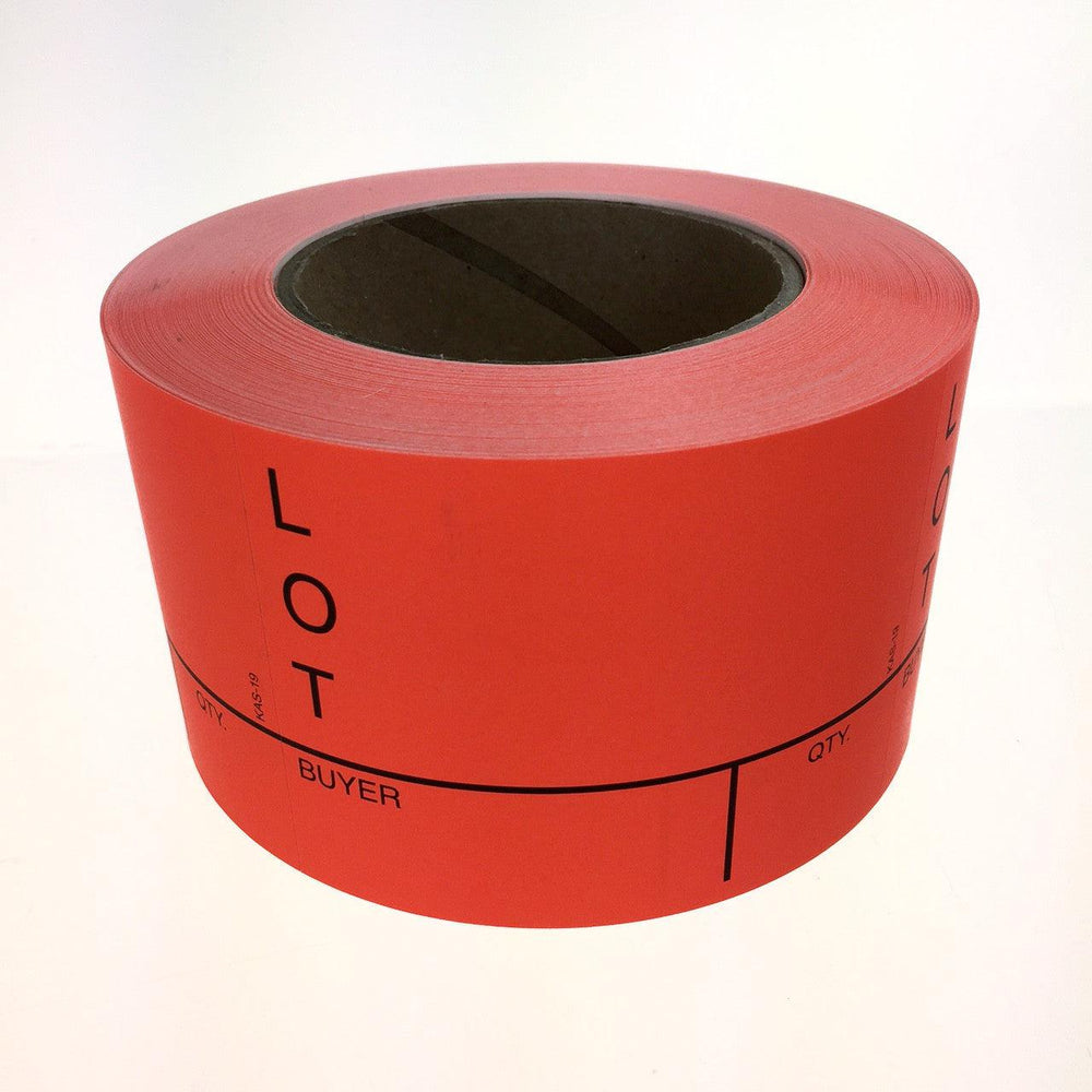 3" x 4" Commercial Lotting Labels (500/Roll)