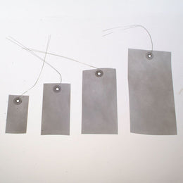 Wired Blank "Tuff" Tags (1000/Box) 4 Sizes