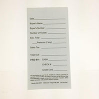 Clerk Tickets/Sheets – KieferAuctionSupply
