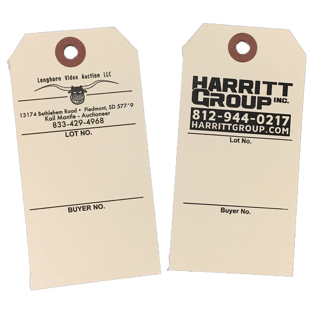 Custom Size #5 Manila Tag (1000/Pack)