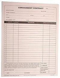 Consignment Forms | Standard Consignment Agreement