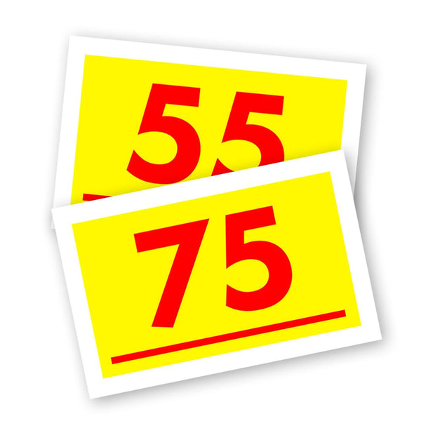 Bid Cards - Stock (Numbered)*